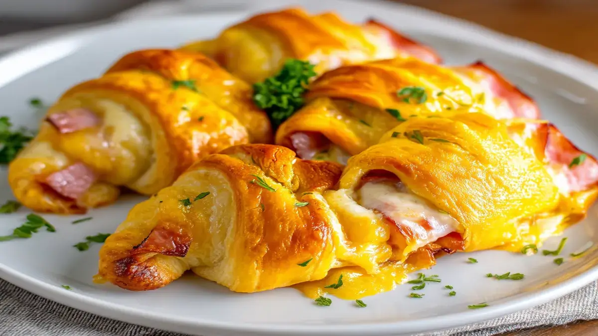 Ham and Cheese Crescent Rolls Recipe - Brittany Recipes